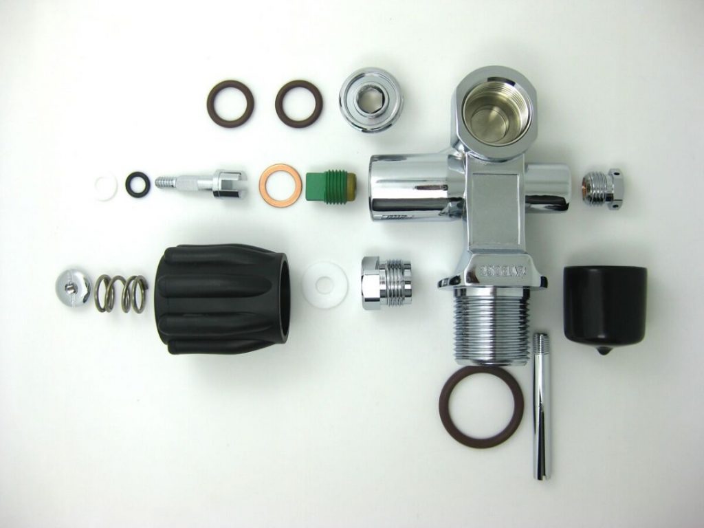 Scuba Tank Valve | Din/Yoke Convertible | Tank Valve | Scuba Warehouse